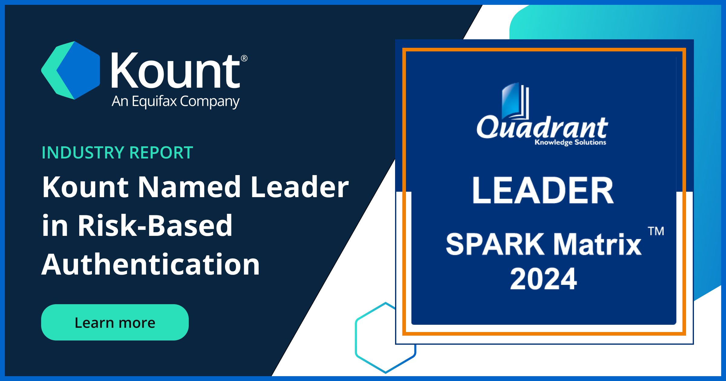 Kount Named Leader in Risk-Based Authentication | Kount